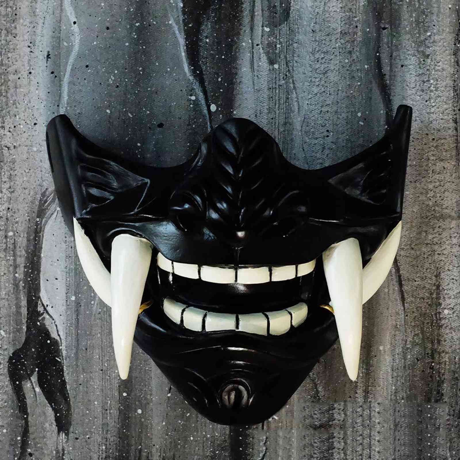 Cosplay Noh Japanische Dose Halloween Maske – Fischer Fashion